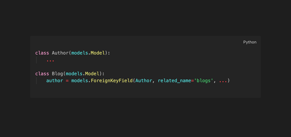 What Does Related name On ForeignKeyField Or ManyToManyField In Django Do what-does-related-name-on-foreignkeyfield-or-manytomanyfield-in-django-do